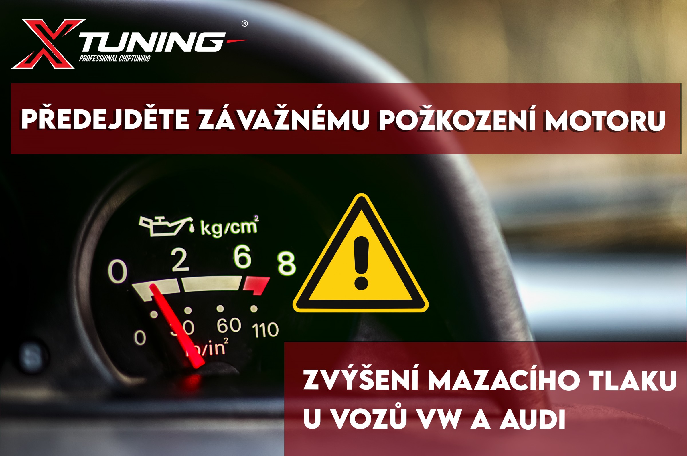 Chiptuning = Xtuning - snížení spotřeby o 8-20 %, zvýšení výkonu o 20-35%